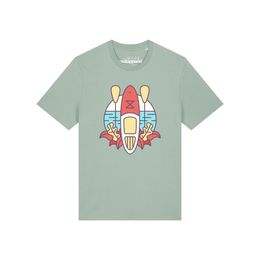 Watapparel T-Shirt 'Stand Up Paddleboard SUP' Herren Gr&ouml;&szlig;e L t&uuml;rkis