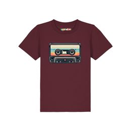 Watabout.kids T-Shirt 'Kassette' Jungen Gr&ouml;&szlig;e 146 t&uuml;rkis / mandarine / bordeaux / schwarz