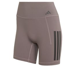 adidas Performance Sportshorts 'Optime' Damen Gr&ouml;&szlig;e XXS dunkelgrau / schwarz