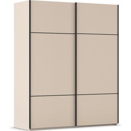 Rauch Schwebet&uuml;renschrank &raquo;Kleiderschrank Schrank Garderobe Schlafzimmerschrank SCALE-TRIO&laquo; edle dreigeteilte Front, 2 Zierleisten in Griff-Farbe MADE
