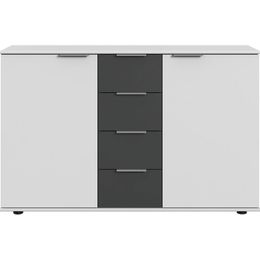wimex Kombikommode &raquo;Valencia&laquo; wei&szlig; Holzwerkstoff B/H/T: 130cm x 83cm x 41cm, 4 Stk., 2 Stk.