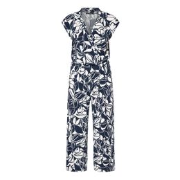 Betty Barclay Jumpsuit Damen Gr&ouml;&szlig;e 4XL dunkelblau / wei&szlig;