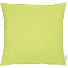 Apelt Dekokissen &raquo;4362 Rips Uni&laquo; Wasser- und Schmutzabweisend gr&uuml;n Obermaterial: 60% Polyester, 40% Baumwolle B/L: 49cm x 49cm, 1 Stk.