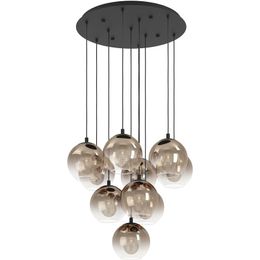Eglo H&auml;ngeleuchte &raquo;ARISCANI 1 Pendellampe - Stahl - E27 - 10X60W - IP20&laquo; E27 1 Stk. H&auml;ngelampe, Deckenlampe, Wohnzimmer, Esszimmer, H110 x &Oslash;64,5 cm 10