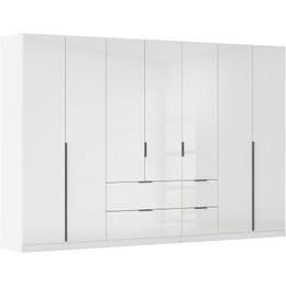 OTTO home Dreht&uuml;renschrank &raquo;Kleiderschrank Schrank Garderobe AGORDO mit Dekor- oder Hochglanzfront&laquo; in zwei Griff-Farben, Breite 315 cm, mit 