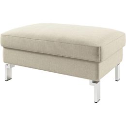3C Candy Polsterhocker &raquo;Lecce&laquo; Passend zur Serie Lecce beige B/H/T: 90cm x 45cm, Luxus-Microfaser weich