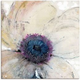 Artland Wandbild &raquo;Blumenfluss II&laquo; Blumen 1 Stk. tlg. als Alubild, Leinwandbild in verschied. Gr&ouml;&szlig;en beige B/H/T: 40cm x 40cm, Leinwandbild Blumen quadratisch,