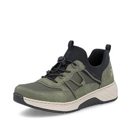Rieker Sportlicher Schn&uuml;rschuh Damen Gr&ouml;&szlig;e 43 gr&uuml;n / schwarz Sommerschuhe