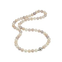Firetti Damen Perlenkette &raquo;Schmuck Geschenk Halsschmuck Halskette Perle&laquo; Made in Germany - mit S&uuml;&szlig;wasserzuchtperle silber Perlen Silber 925 (