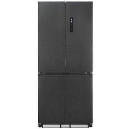 Exquisit Multi Door &raquo;EMD470-170-200E inoxlook-az&laquo; 193 cm hoch 84 cm breit Nie mehr abtauen &ndash; No-Frost & Umluft f&uuml;r perfekte K&uuml;hlung Einheitsgr&ouml;&szlig;e