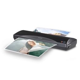 Hama Laminierger&auml;t &raquo;Laminator f&uuml;r DIN A3, Hei&szlig;- und Kaltlaminierung, 2 Rollen, schwarz&laquo; Mit Laminierfolien, Tischger&auml;t, Verwendung im Office und Privat 