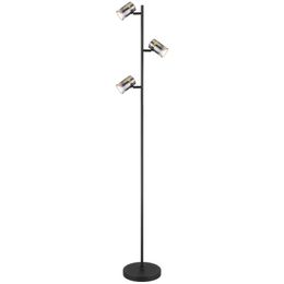Globo LIGHTING Stehlampe &raquo;TRABBY&laquo; GU10 1 Stk. Stehleuchte/Wohnzimmer/Schlafzimmer/Flur schwarz 1 Stk.