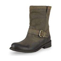 felmini Stiefelette 'GREDO 7176' Damen Gr&ouml;&szlig;e 40 gr&uuml;n