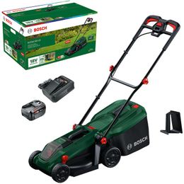 Bosch Home and Garden Akkurasenm&auml;her &raquo;ROTAK18V-32&laquo; 3-in-1-M&auml;her f&uuml;r kleine bis mittelgro&szlig;e Rasenfl&auml;chen gr&uuml;n 35-l-Grasfangkorb aus Stoff mit F&uuml;llstandsanzeige