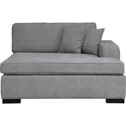 Home Affaire Sofaelement &raquo;Skara XXL&laquo; Modul XXL - zum eigenen Zusammenstellen, Armlehne links/rechts w&auml;hlbar grau 100% Polyester Struktur weich, rechts