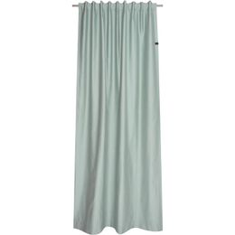 Sch&ouml;ner Wohnen Kollektion SCH&Ouml;NER WOHNEN-Kollektion Vorhang &raquo;Soft&laquo; Multifunktionsband 1 Stk. tlg. mit Lederapplikation gr&uuml;n Jacquard, Polyester 250cm, Multifunktionsband, 130cm