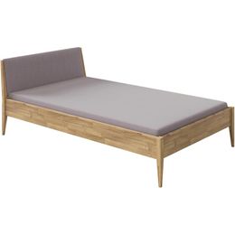 Paidi Kinderbett &raquo;STIENE in verschiedenen Gr&ouml;&szlig;en und Farben&laquo; 90/120/140x200cm - Beige, Grau, Eiche massiv, Jugendbett mit Massivholz, pflegeleicht, 