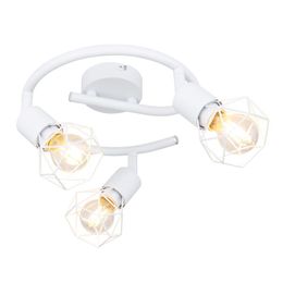 Globo LIGHTING Deckenstrahler &raquo;XARA I&laquo; E14 1 Stk. Spot Deckenspot Flur Schlafzimmer Wohnzimmer &Oslash; 23cm H: 18cm, 1 Stk.
