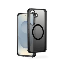 Hama Smartphone-H&uuml;lle &raquo;Handyh&uuml;lle magnetisch f&uuml;r Galaxy S25+ (f&uuml;r Qi2, D3O, schwarz)&laquo; Smartphones Wireless-Charging schwarz D3O , Polycarbonat (PC) Erh&ouml;hte