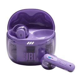 JBL wireless In-Ear-Kopfh&ouml;rer &raquo;TUNE Flex 2 Ghost&laquo; A2DP Bluetooth Active Noise Cancelling (ANC) lila Bis zu 48 h Gesamtwiedergabezeit (8 h 