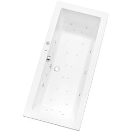 Ottofond Whirlpool-Badewanne &raquo;Cubic&laquo; 170x75 cm wei&szlig; Sanit&auml;racryl Einheitsgr&ouml;&szlig;e
