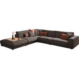 3C Candy Ecksofa &raquo;Enisa II, bequem und komfortabel, gro&szlig;es Familiensofa, L-Form&laquo; incl. 3 Flatterkissen, wahlweise mit Flecken-Schutz-Bezug Easy care 