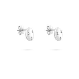 Tamaris Damen Paar Ohrstecker &raquo;Schmuck Geschenk Ohrstecker mit funkelnden Steinchen Little Twinkle&laquo; mit Zirkonia (synth.) 10,5mm, Edelstahl