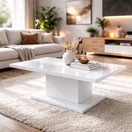 OTTO home Couchtisch &raquo;Atina Wohnzimmertisch, Sofatisch, Beistelltisch, Kaffeetisch&laquo; Rechteckiger Couchtisch, 100x60 cm, aus hochwertigem Holzwerkstoff
