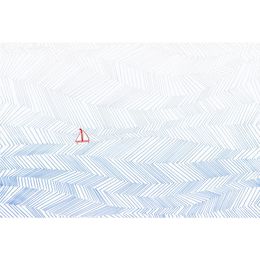 ARCHITECTS PAPER Fototapete &raquo;Atelier 47 Waves Artwork 3&laquo; geometrisch glatt Vlies, Wand, Schr&auml;ge, Decke bunt Vlies B/L: 4m x 2,7m