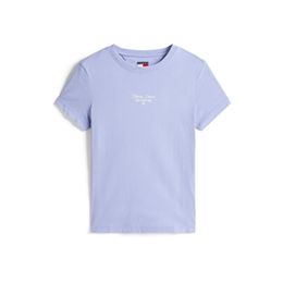 Tommy Jeans Shirt 'Ess' female size M Dusty blue / White