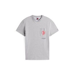 Tommy Jeans Shirt male size M Navy / Grey / Red