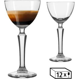 Libbey Gl&auml;ser-Set &raquo; Nick and Nora 12er Set -SPEAKEASY-&laquo; 141 ml, hochwertig verarbeitet, im modernen Design transparent Glas &Oslash; 8cm x 16cm, 141ml, 12 