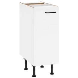 Optifit Unterschrank &raquo;Elga&laquo; mit Soft-Close-Funktion, Metallgriff, Breite 30 cm wei&szlig; Holzwerkstoff wei&szlig;, B/H/T: 30cm x 87cm x 58,4cm, T&uuml;ren: 1 Stk.