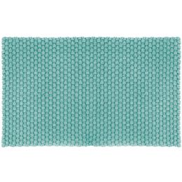 Pad Fu&szlig;matte &raquo;UNI, Schmutzfangmatte&laquo; rechteckig 15 mm H&ouml;he handgewebt, Uni Farben, In- und Outdoor geeignet, auch als L&auml;ufer gr&uuml;n Kunstfaser B : 72cm 