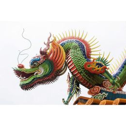 papermoon Fototapete &raquo;Chinesischer Drache&laquo; bunt Vlies B/L: 3m x 2,23m, Bahnen: 6 Stk.