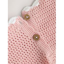 next Kleid M&auml;dchen Gr&ouml;&szlig;e 80 gr&uuml;n / rosa / rot / wei&szlig;