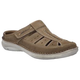 Josef Seibel Herren Clog &raquo;New Anvers 76&laquo; , Hausschuh, Sabot, Freizeitschuh in extraweiter Form beige 40