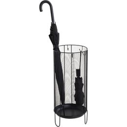 HAKU Schirmst&auml;nder &raquo;Regenschirmst&auml;nder, Schirmkorb&laquo; zylindrisch - aus Metall Schwarz - &Oslash;/H 26/48 cm schwarz Einheitsgr&ouml;&szlig;e