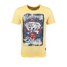 Key Largo Shirt 'KLRACEWAY' male size S Navy / Light yellow / Red / White