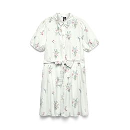 Vero Moda Kleid 'VMDICTHE' Damen Gr&ouml;&szlig;e 36 blau / dunkelgr&uuml;n / rosa / wei&szlig; Sommerkleid
