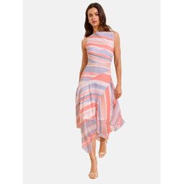 Lipsy Kleid Damen Gr&ouml;&szlig;e 36 pastelllila / himbeer / pastellpink Sommerkleid