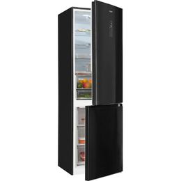 Exquisit K&uuml;hl-/Gefrierkombination &raquo;KGC350-105-NF-040C inoxlook-az&laquo; 193 cm hoch 60 cm breit Energieeffizienzklasse C, 347 L Volumen, Total NoFrost, 