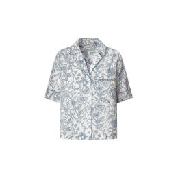 Pepe Jeans Bluse 'Doris' Damen Gr&ouml;&szlig;e S rauchblau / wei&szlig;
