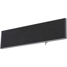 Globo LIGHTING LED Wandleuchte &raquo;SIEGFRIED&laquo; LED-Modul 1 Stk. Warmwei&szlig; Wandlampe mit Ein/Aus Schalter, Leuchtet auf- und abw&auml;rts schwarz H: 8cm, 1 Stk.