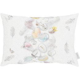 Apelt Dekokissen &raquo;6444&laquo; Kissenh&uuml;lle mit F&uuml;llung, 1 St&uuml;ck beige Baumwolle, Polyester B/L: 35cm x 50cm, 1 Stk.