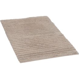 Tom Tailor HOME Badematte &raquo;Cotton Stripes&laquo; H&ouml;he 20 mm rutschhemmend beschichtet fu&szlig;bodenheizungsgeeignet strapazierf&auml;hig Uni Farben, gestreift, reine 