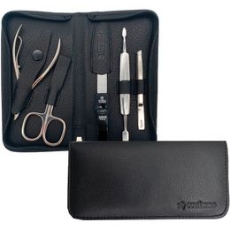 Pfeilring Pfeilring Manik&uuml;re-Etui Nappaleder schwarz B/H/T: 80mm x 180mm x 35mm 5 Stk.