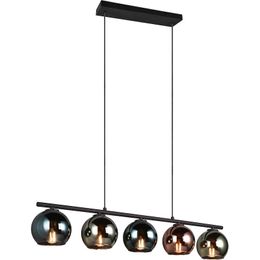 REALITY LEUCHTEN Pendelleuchte &raquo;SHELDON, H&auml;ngelampe 5-flammig exkl 5x E14 max 10W h&ouml;henverstellbar&laquo; E14 1 Stk. warmwei&szlig; - kaltwei&szlig; Metall H&auml;ngeleuchte
