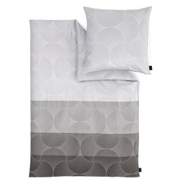Bugatti Bettw&auml;sche &raquo;Satinbettw&auml;sche Bugatti&laquo; mit harmonischem Farbverlauf grau Mako-Satin, Obermaterial: 100% Baumwolle B/L: 135cm x 200cm, 1 Stk., 1 