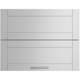KOCHSTATION Faltt&uuml;renschrank &raquo;KS-Ahus&laquo; Breite 90 cm grau wildeiche Nachbildung, B/H/T: 90cm x 70,4cm x 34,9cm